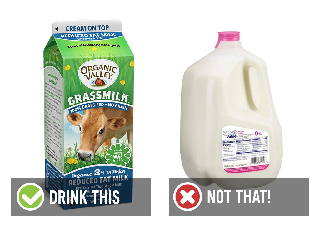 Which type of milk is the unhealthiest?
