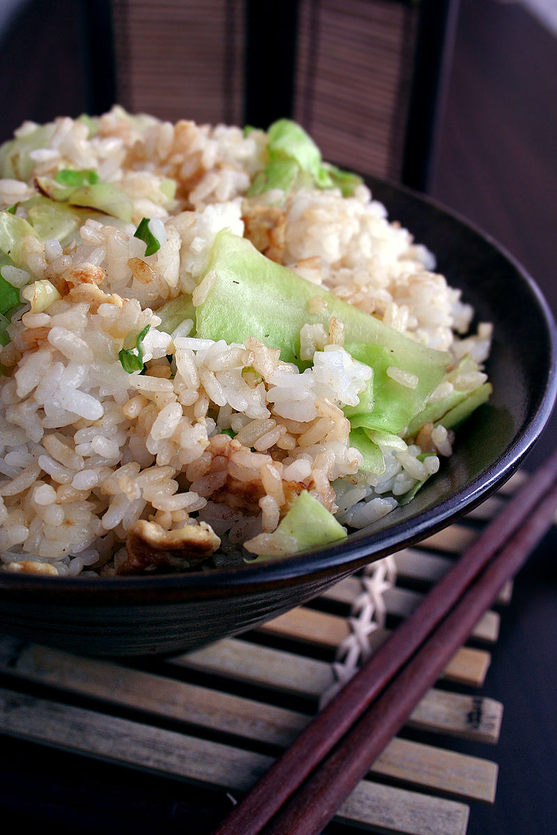 Which type of rice is used for Chinese fried rice?