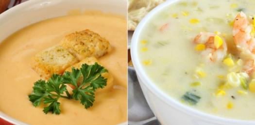 Which type of soup comes from the Breton phrase faire chaudière?