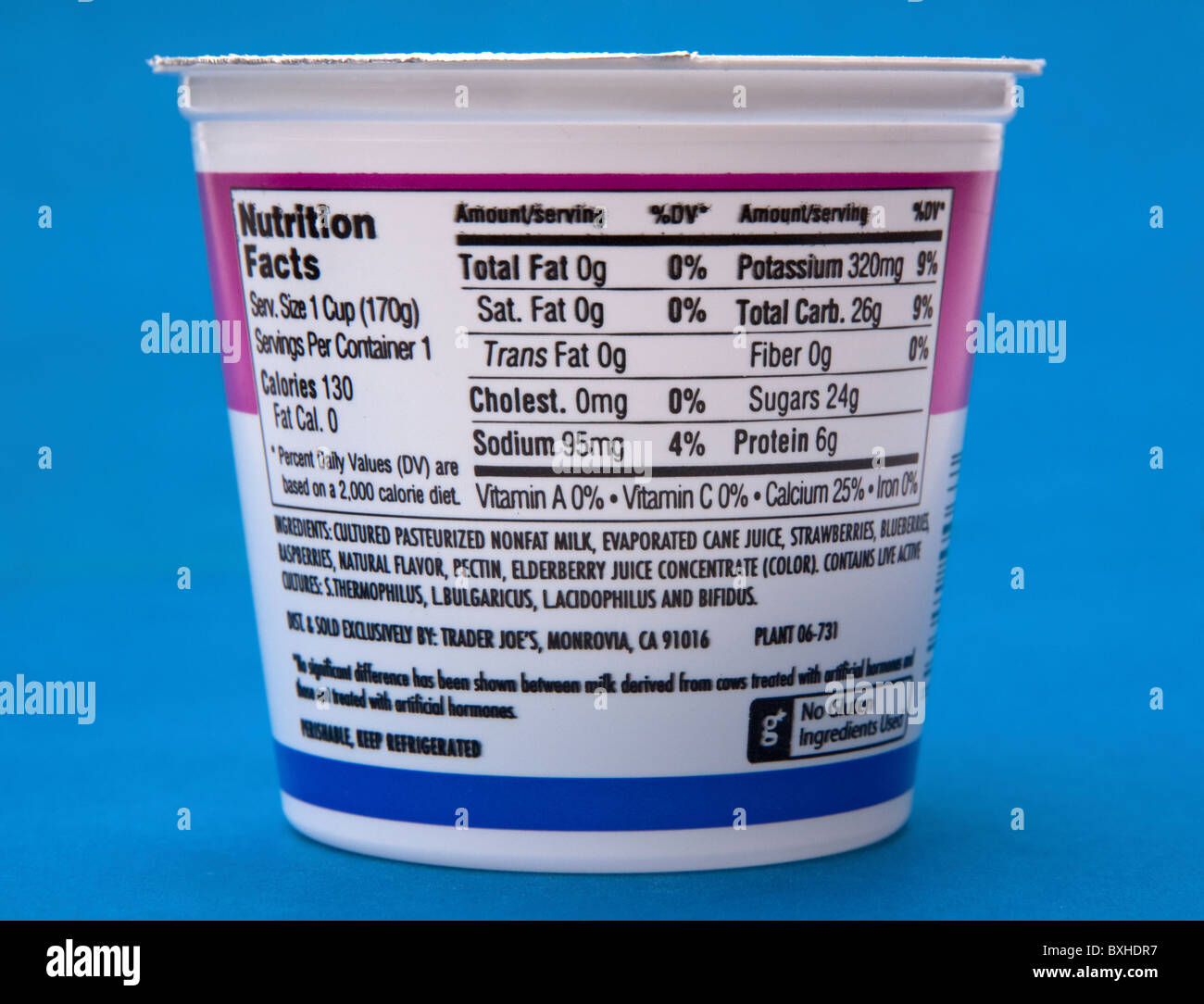 Which yogurt has live active cultures?