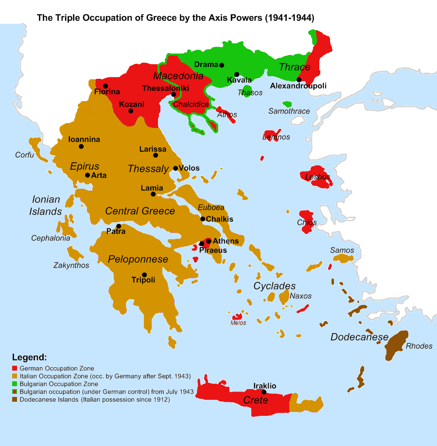 Who conquered the Greek islands?