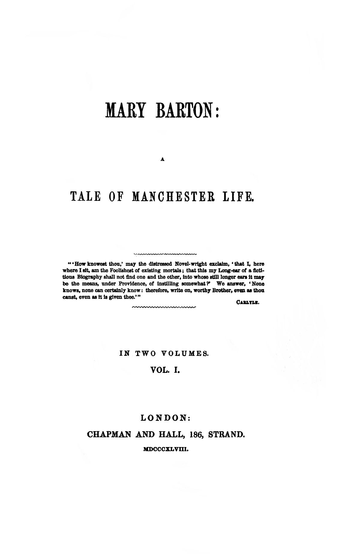 Who does Mary Barton marry?