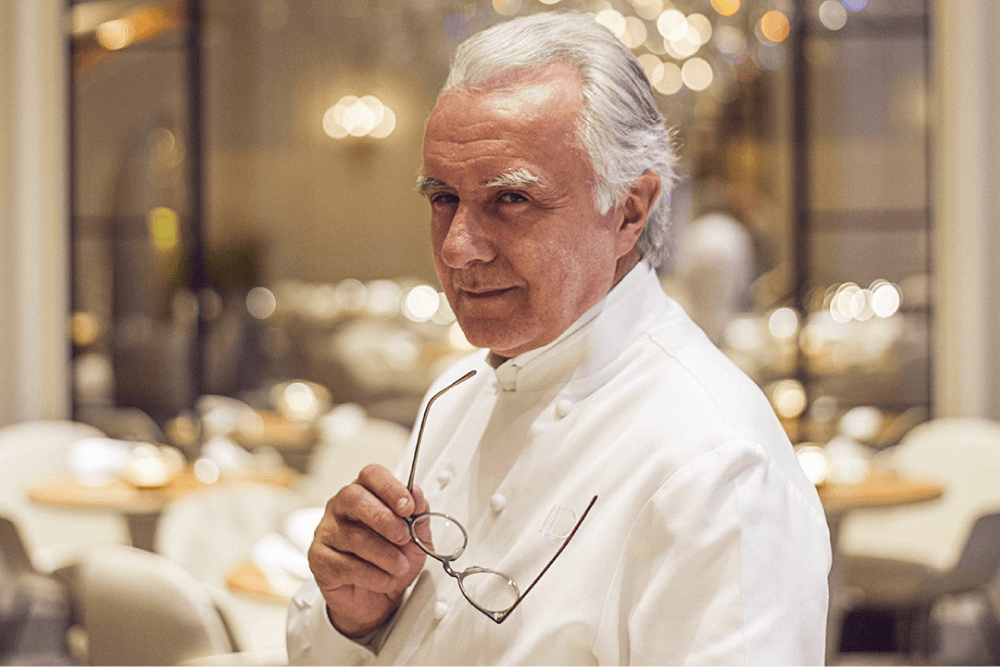 Who has the most Michelin stars as a chef?