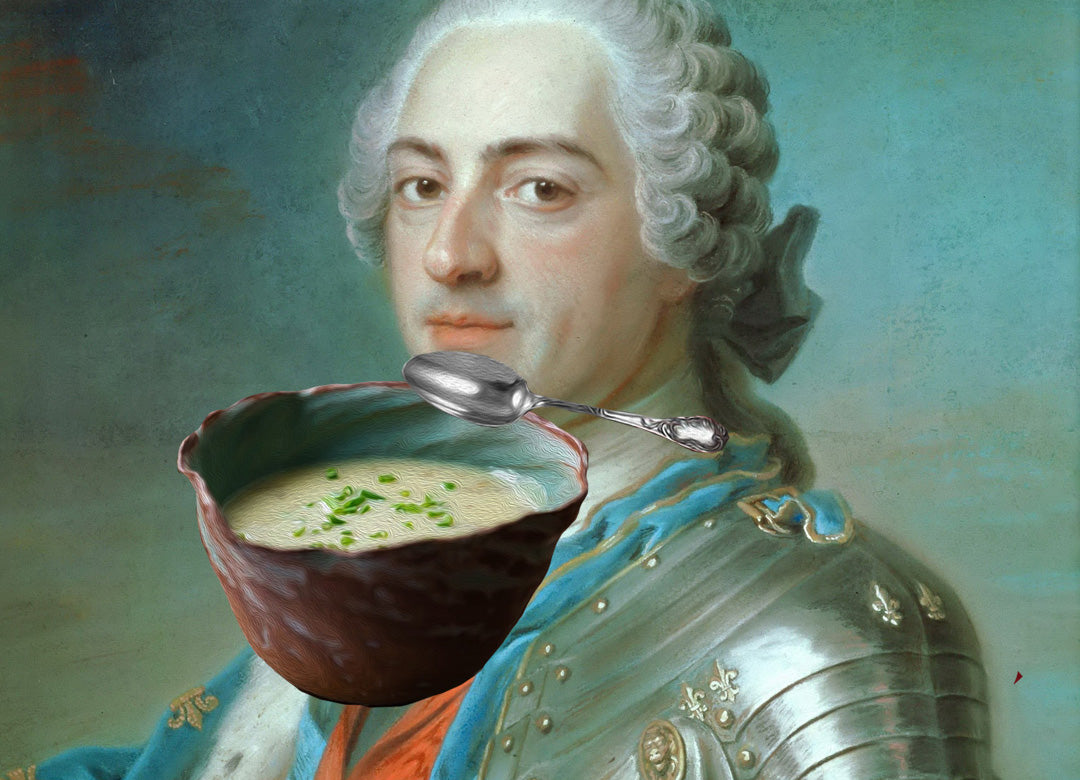 Who invented potato and leek soup?