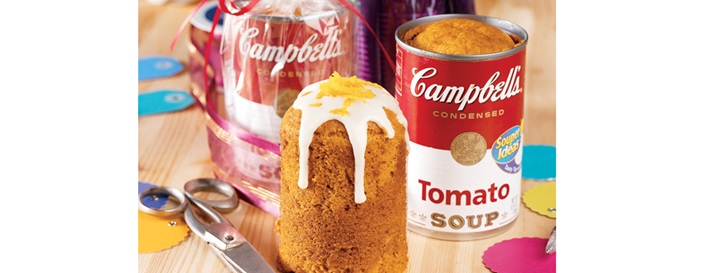 Who invented tomato soup cake?