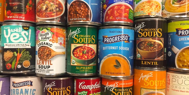 Who is the founder of the canned soup brand?