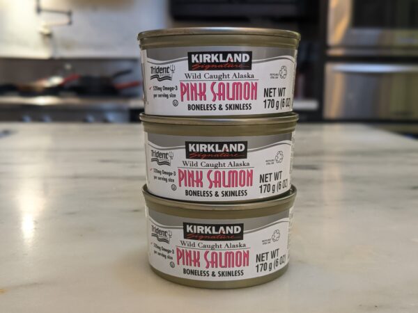 Who makes Kirkland canned salmon?