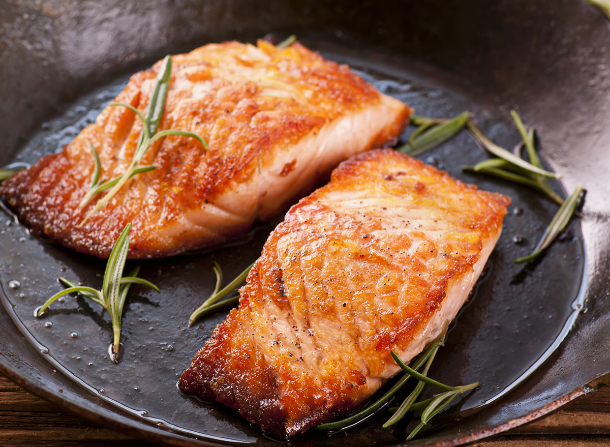 Who should not eat salmon?