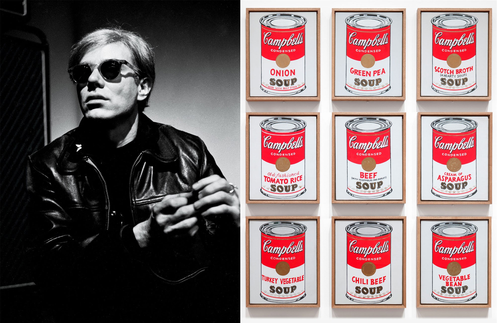 Who was the first person to paint soup cans?