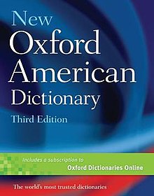 Who wrote the New Oxford dictionary?