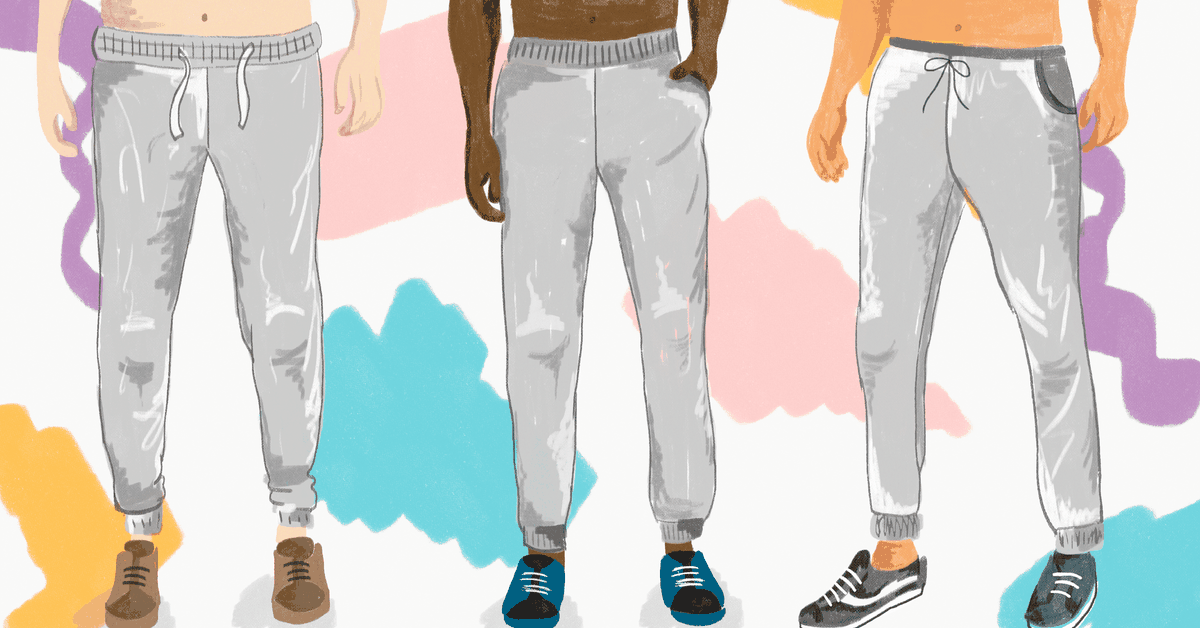 Why are grey sweatpants so popular?