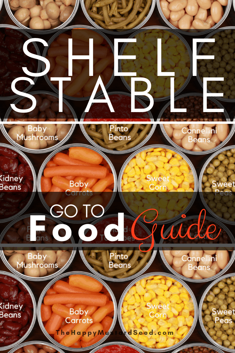 Why are shelf stable foods important?