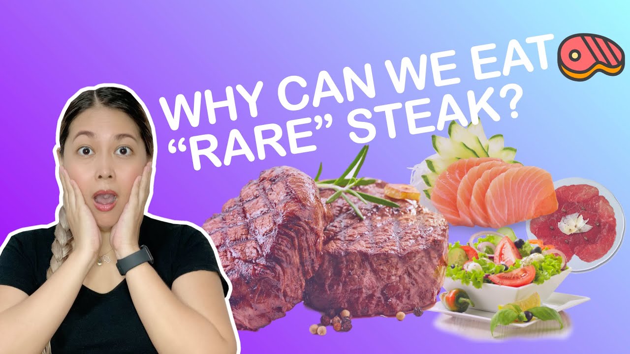 Why can beef be raw but not chicken?