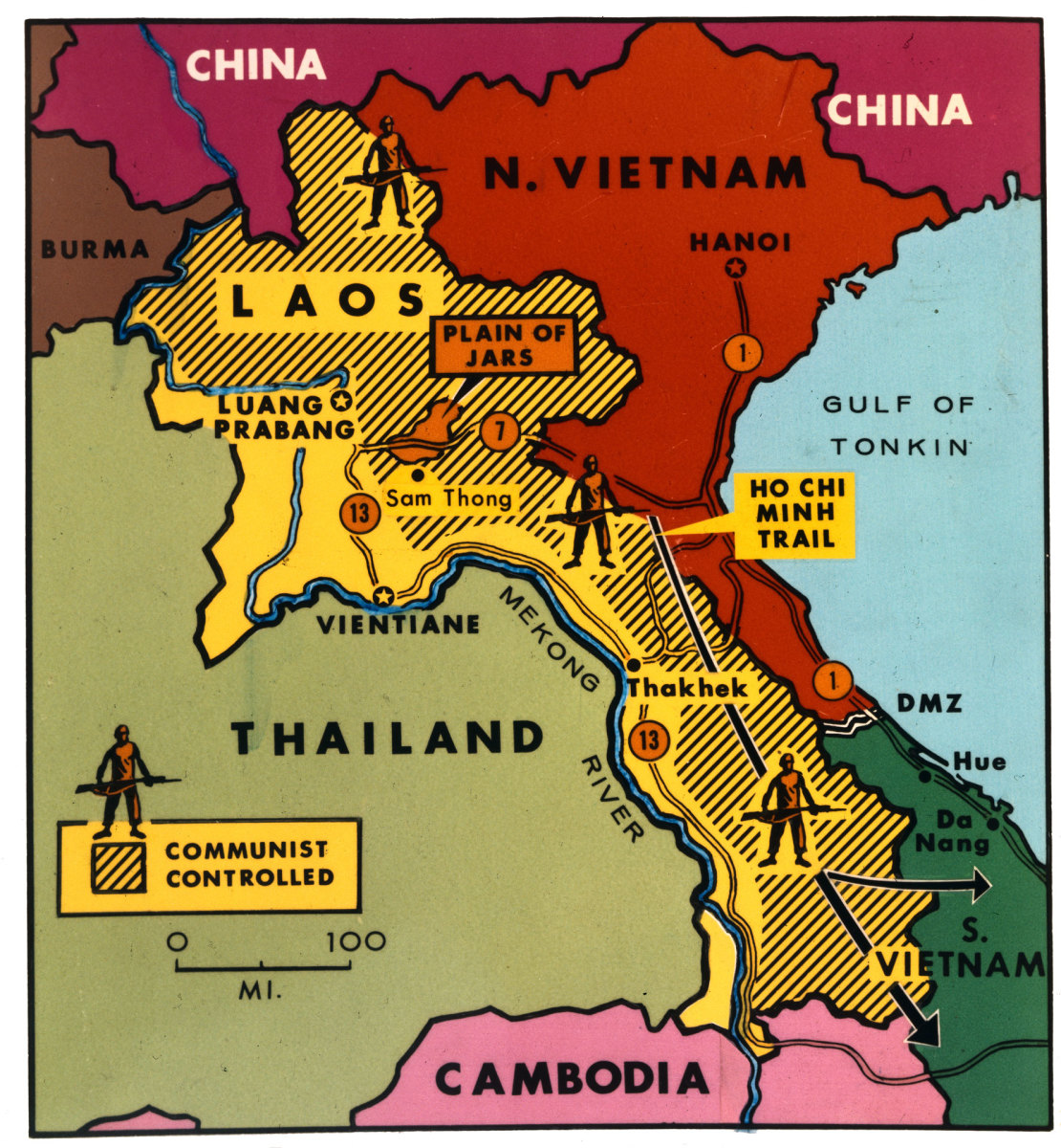 Why did America invade Laos?