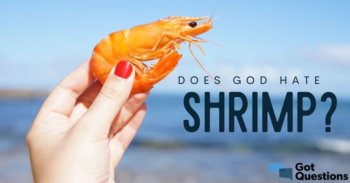 Why did God set up a law for not eating shrimp?