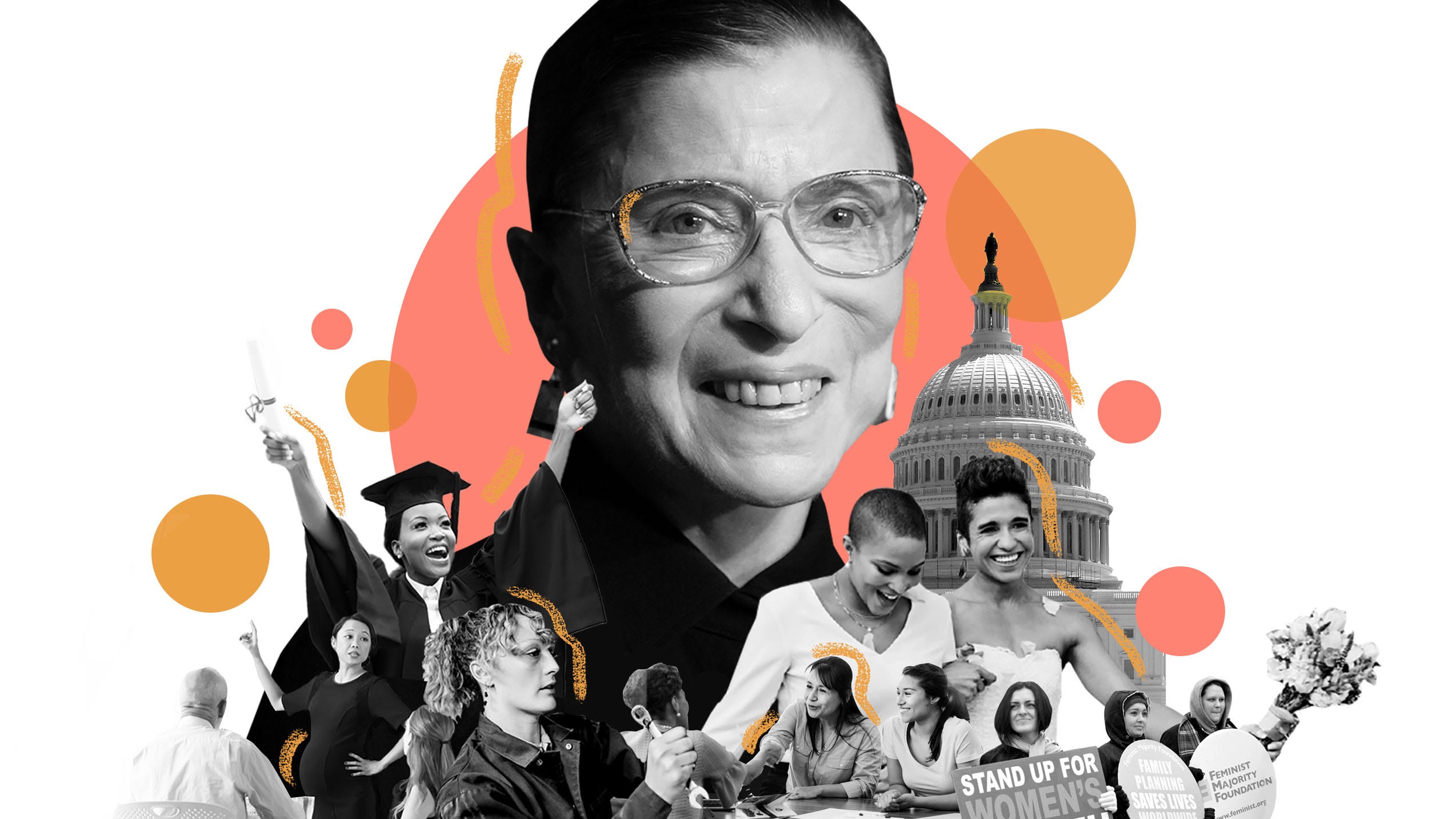 Why did Justice Ginsburg fight to require women to serve on juries?