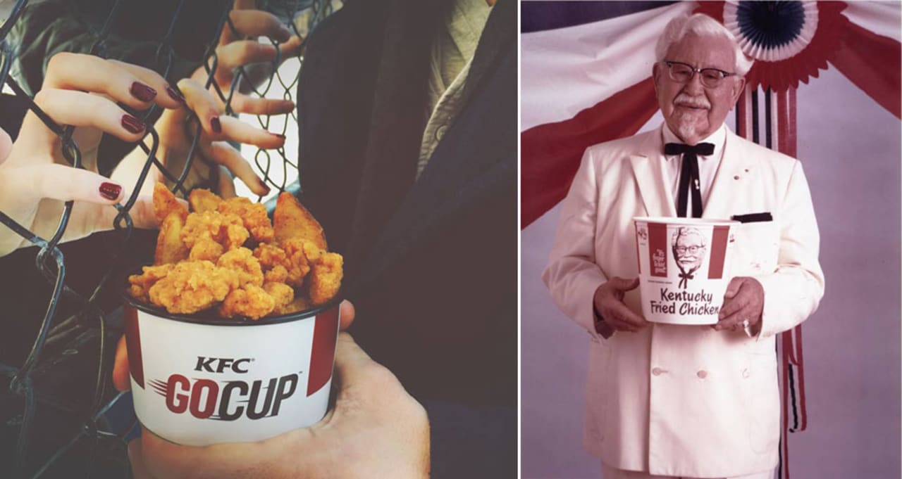 Why did KFC Sue Sanders?