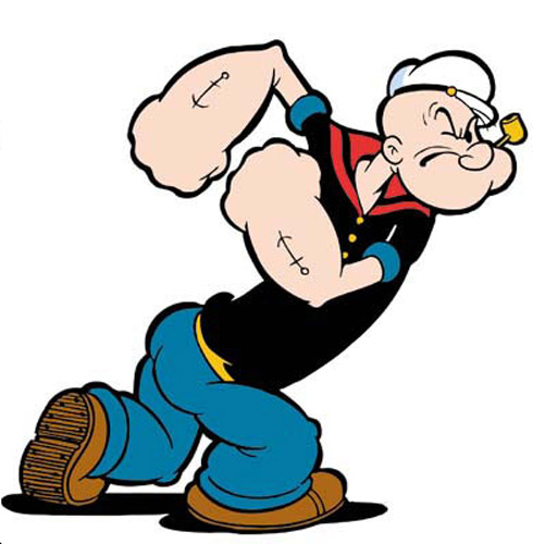 Why did Popeye get strong from spinach?
