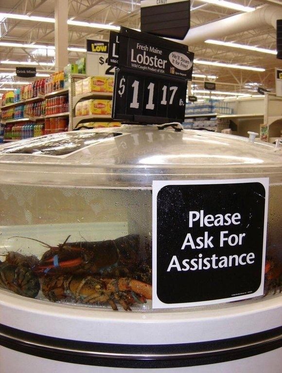 Why did Walmart get rid of lobster?