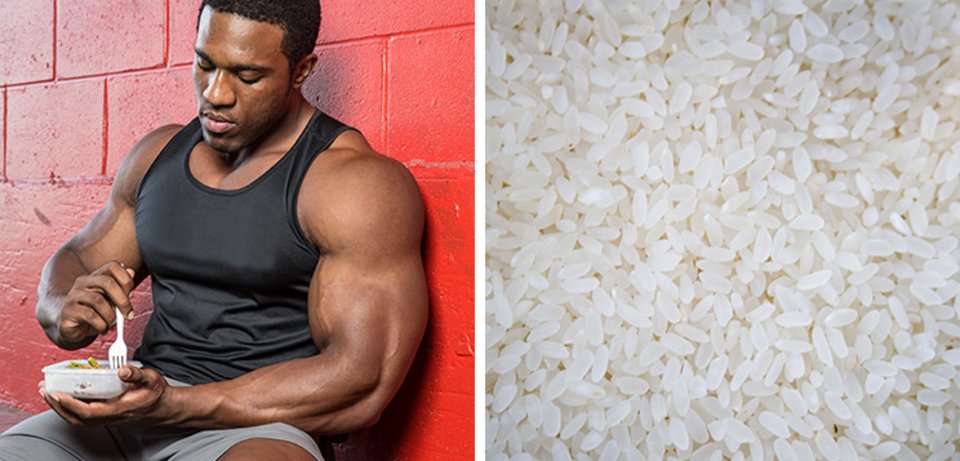 Why do bodybuilders eat white rice?