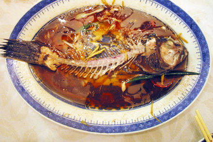 Why do Chinese eat fish bones?