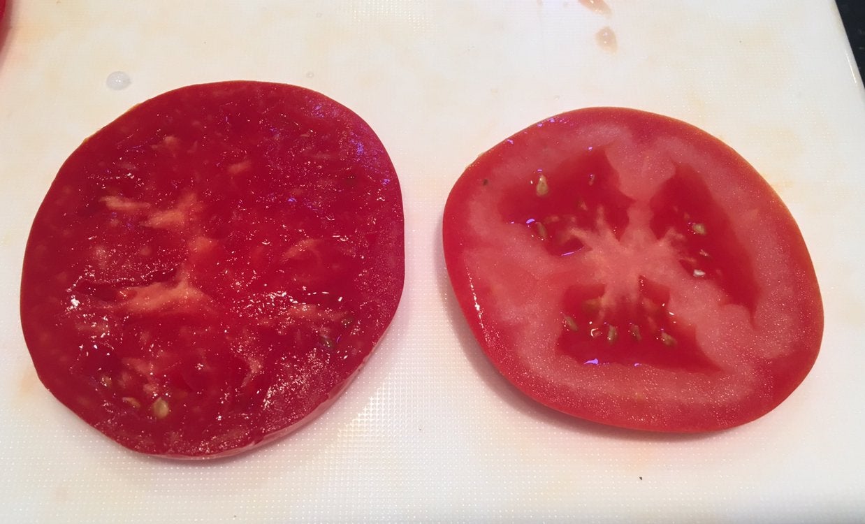 Why do homegrown tomatoes taste better than store bought?