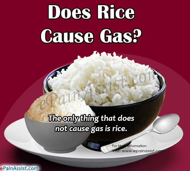 Why do I get gas after eating rice?