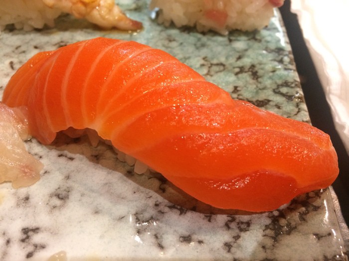 Why do Japanese people eat salmon?