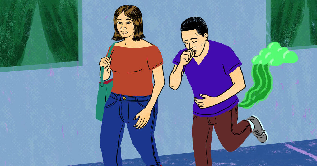 Why do my farts smell even after I poop?