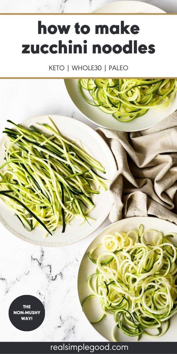 Why do my zucchini noodles get watery?