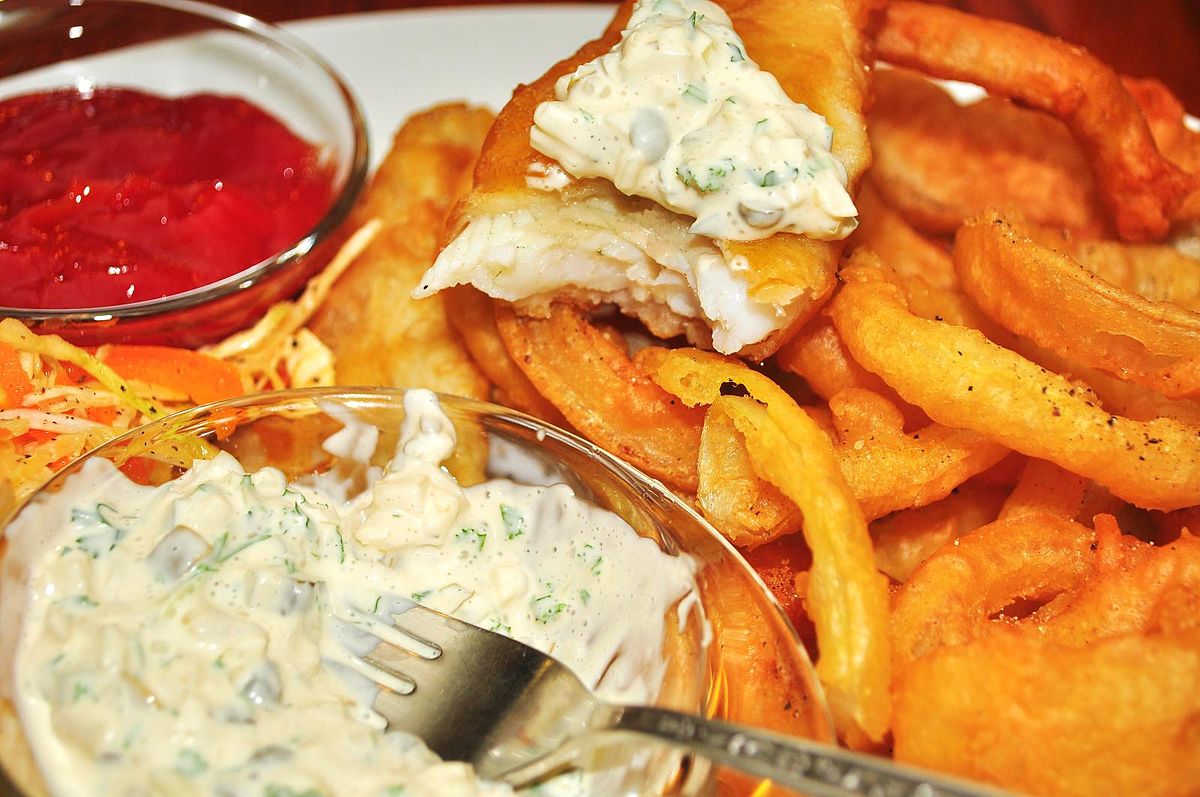 Why do people eat tartar sauce with fish?