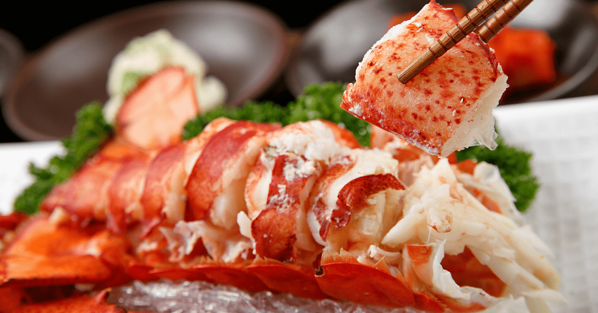 Why do people freeze lobster to make it more delicious?