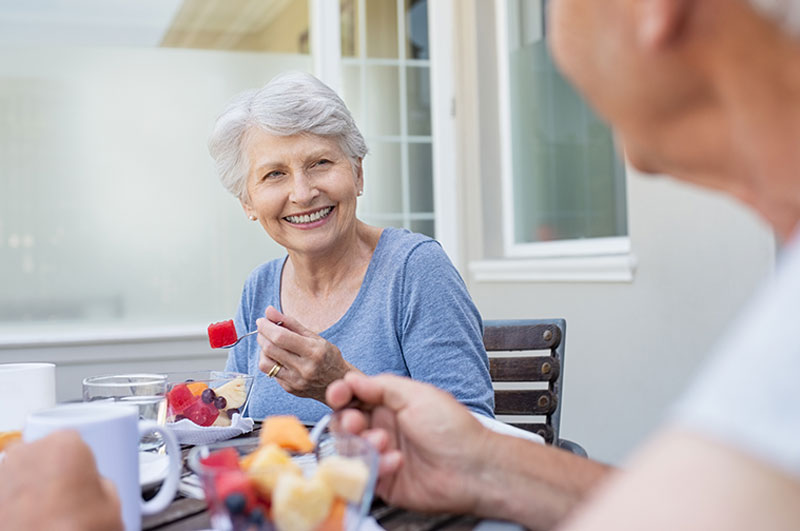 Why do seniors need less fiber?