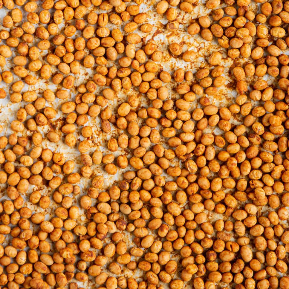 Why do soybeans need to be roasted?