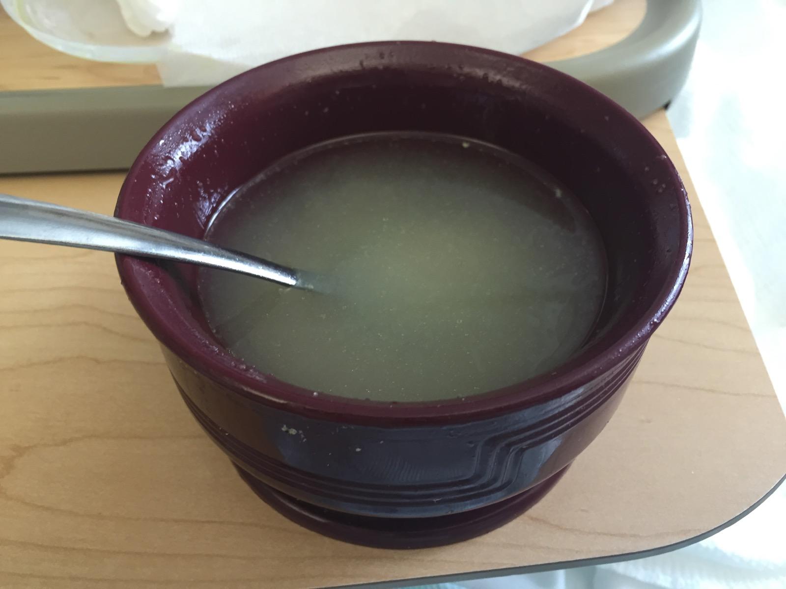 Why do they give you broth in the hospital?