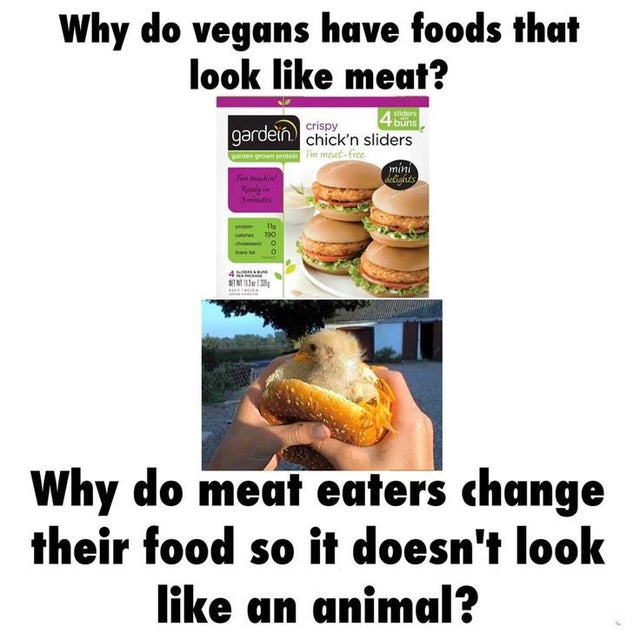 Why do vegans make food that taste like meat?