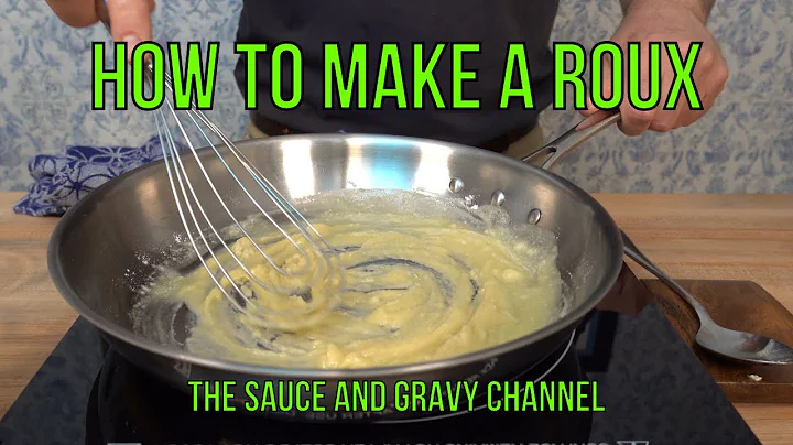 Why do we cook a roux before introducing the liquid for a soup or sauce?