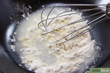Why do you add flour to the potato soup?
