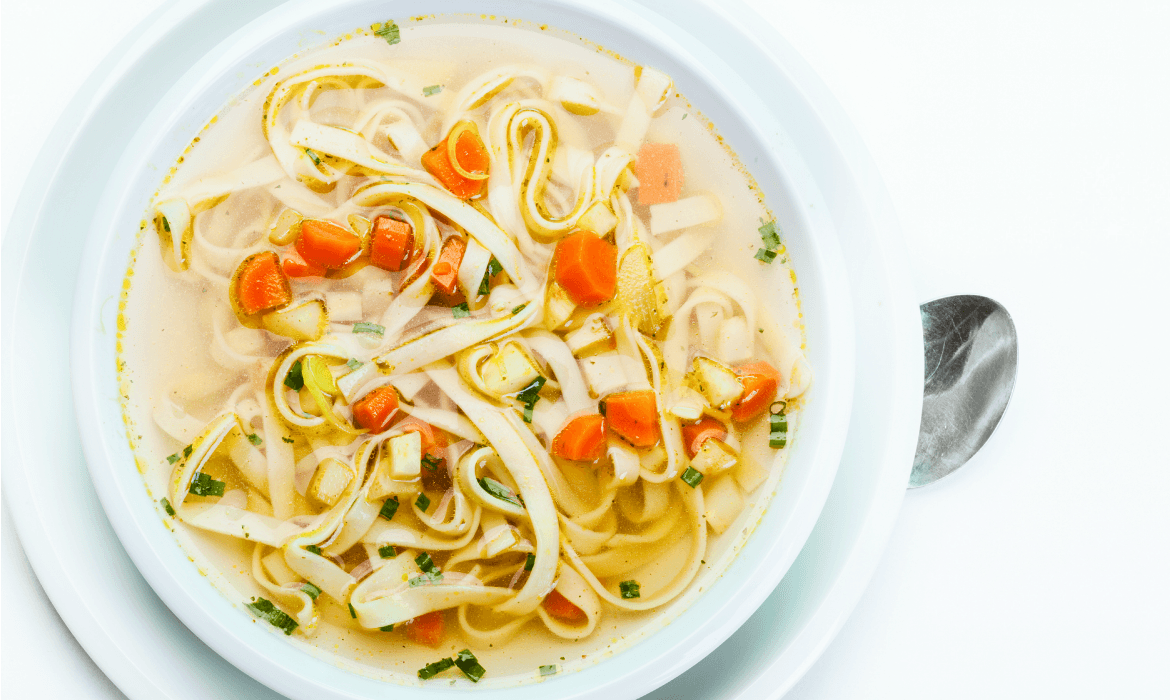 Why does chicken noodle soup make people feel better?