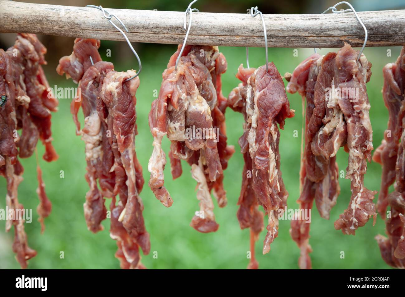 Why does drying meat preserve it?