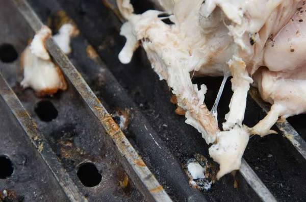 Why does food stick to grill grates?