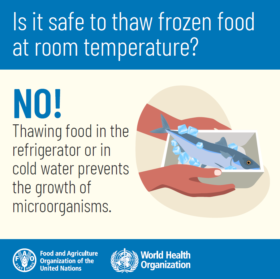 Why does frozen food have water?