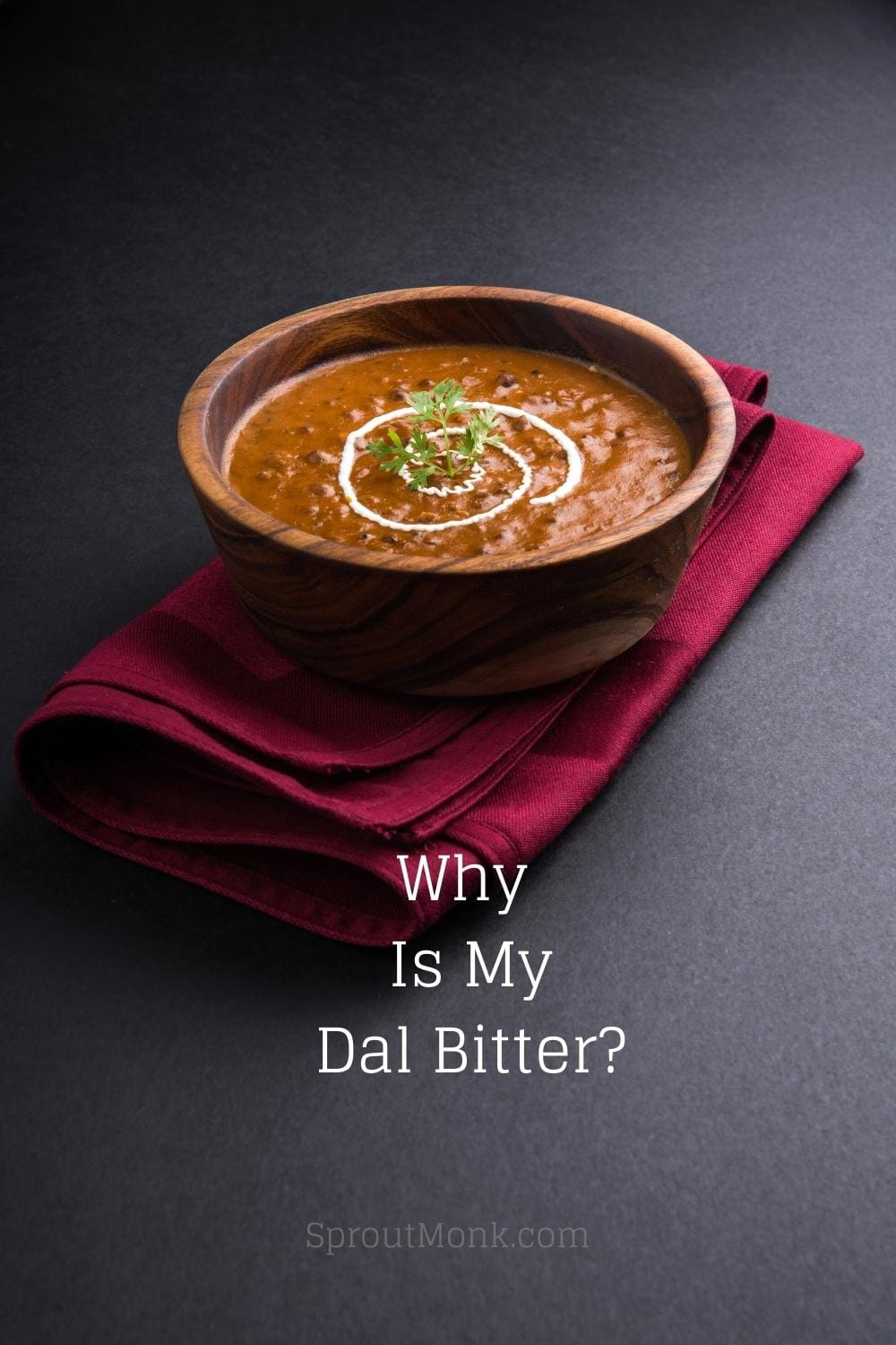 Why does my lentil soup taste bitter?