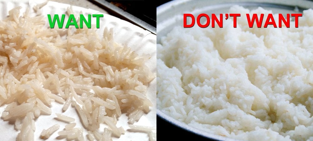 Why does my rice seem mushy?