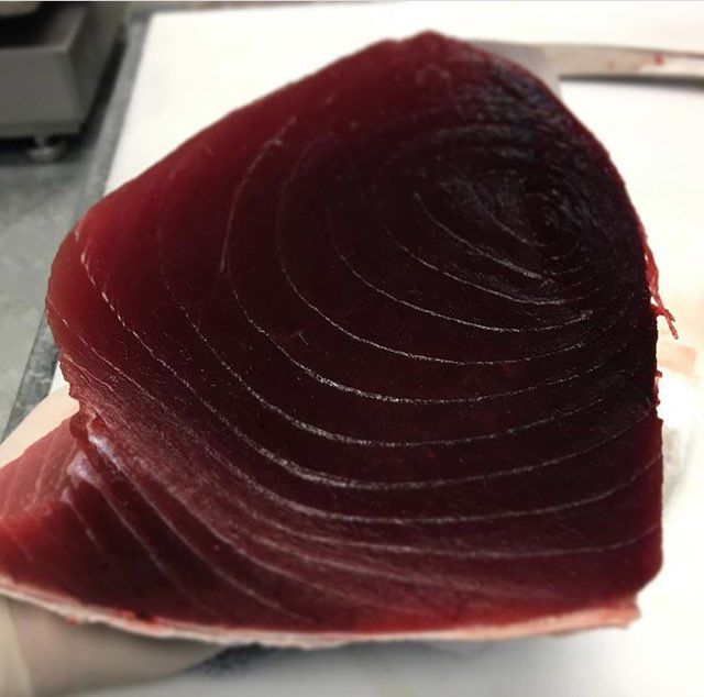 Why does my tuna look red?