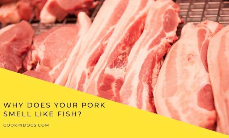 Why does pork sometimes taste fishy?