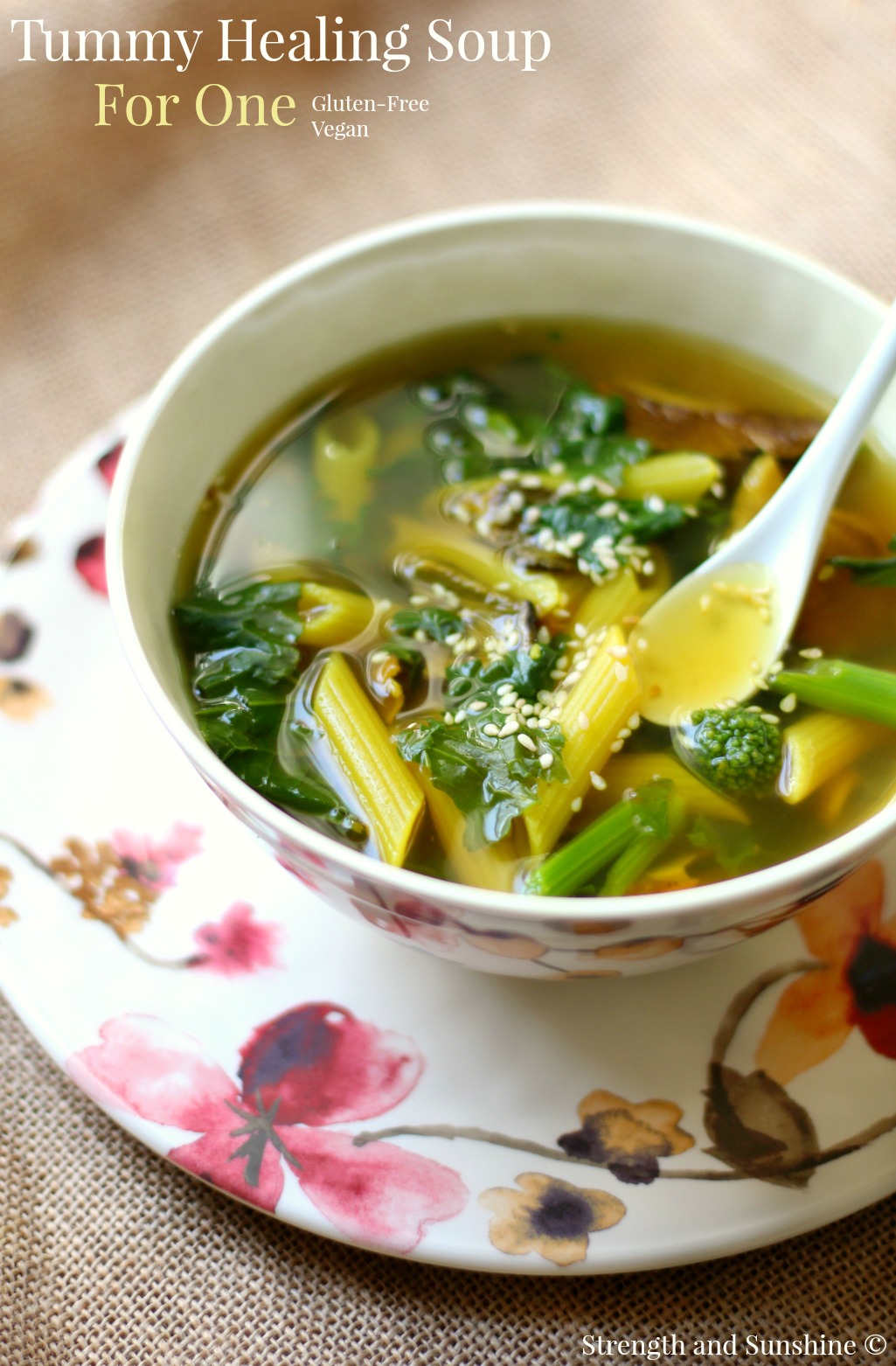 Why does soup make your stomach feel better?
