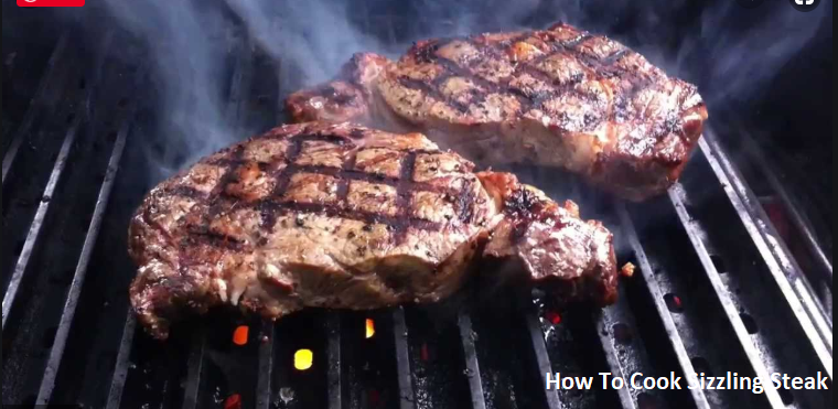 Why does steak sizzle when grilling?