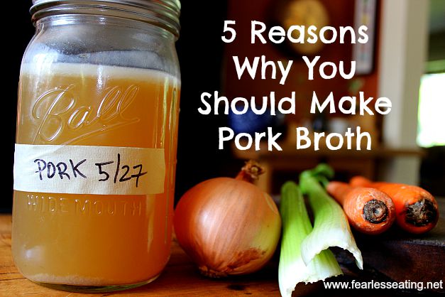 Why dont they make pork broth?