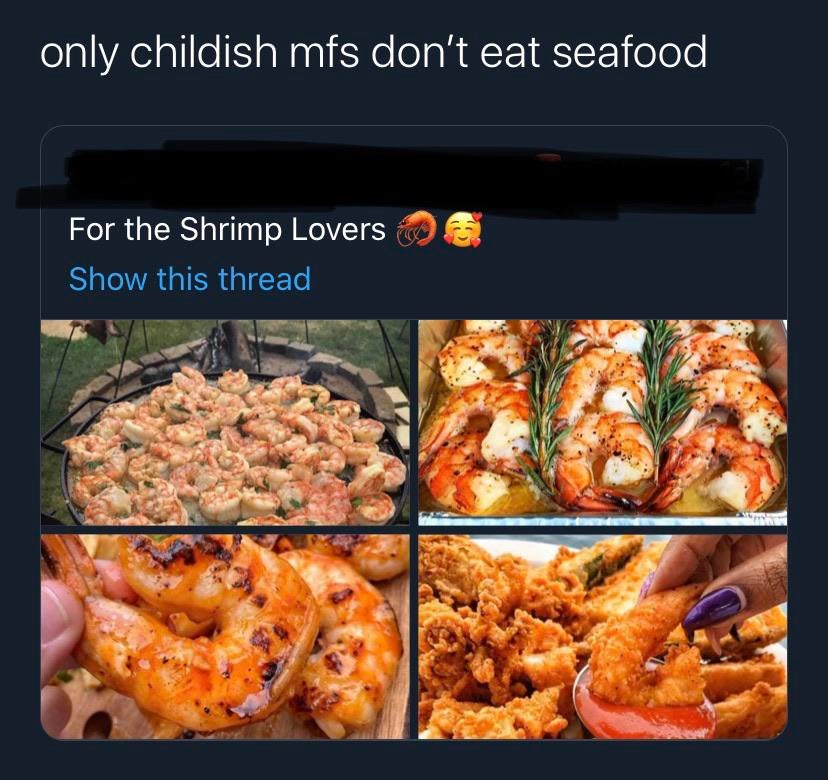 Why I dont eat seafood?